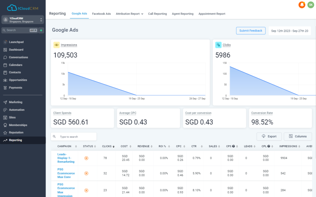 Features - 1cloudcrm.com